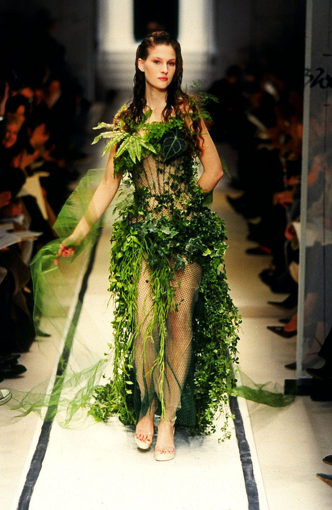 « La Robe végétale » avec Jean-Paul Gaultier | Mur Vegetal Patrick Blanc