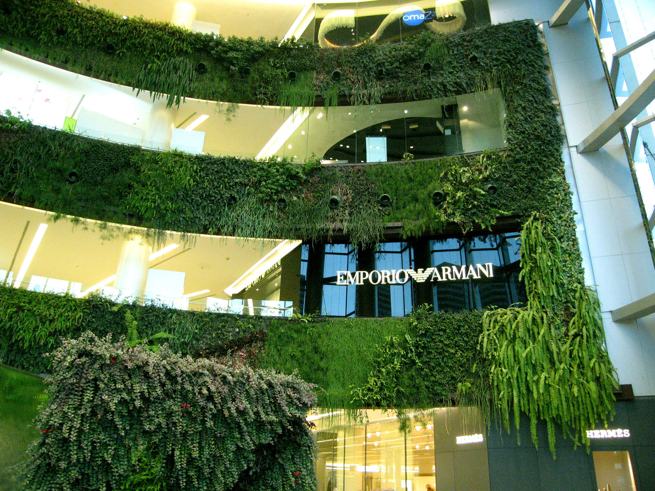 Centre commercial Siam Paragon | Mur Vegetal Patrick Blanc