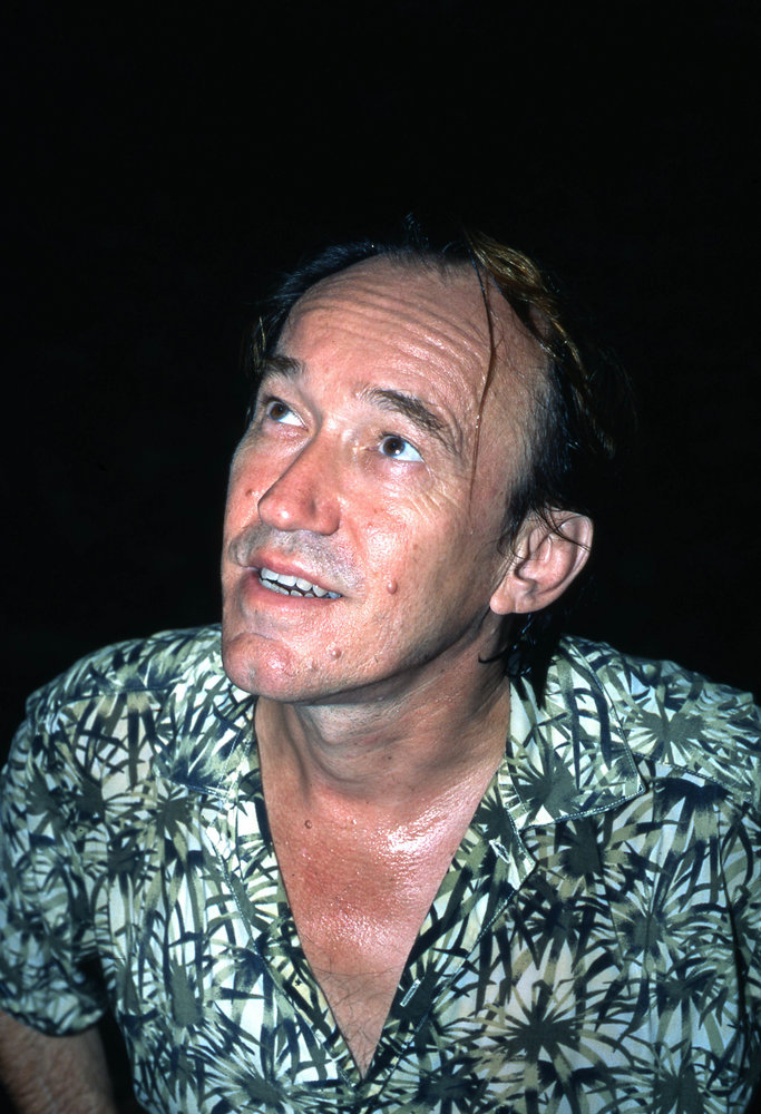 Patrick Blanc sweating in tropical forest, Halong Bay, Vietnam, Jan ...