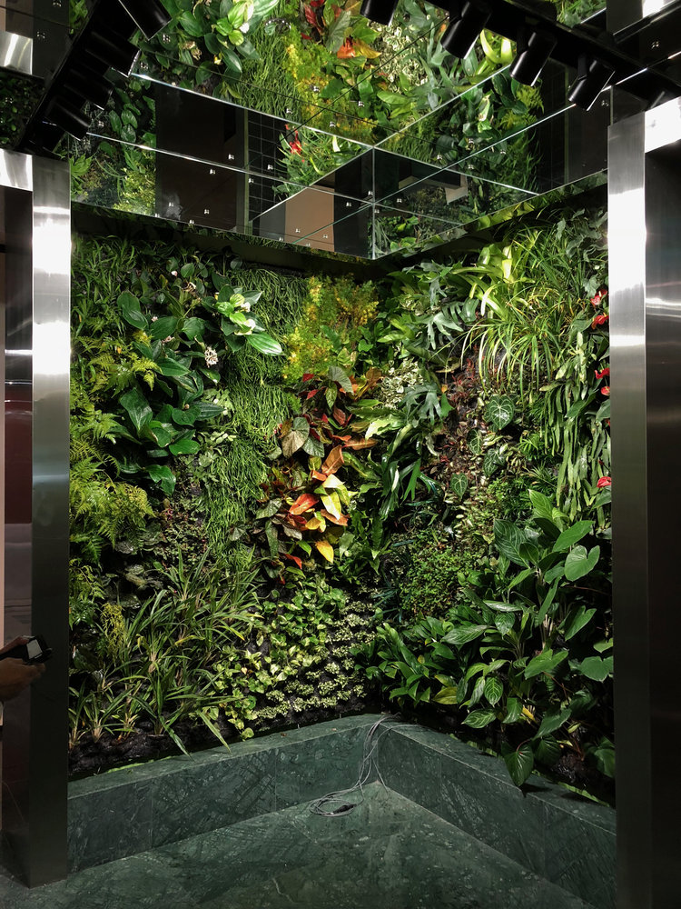 The Work Project, Asia Square Tower 2, Singapore | Mur Vegetal Patrick ...